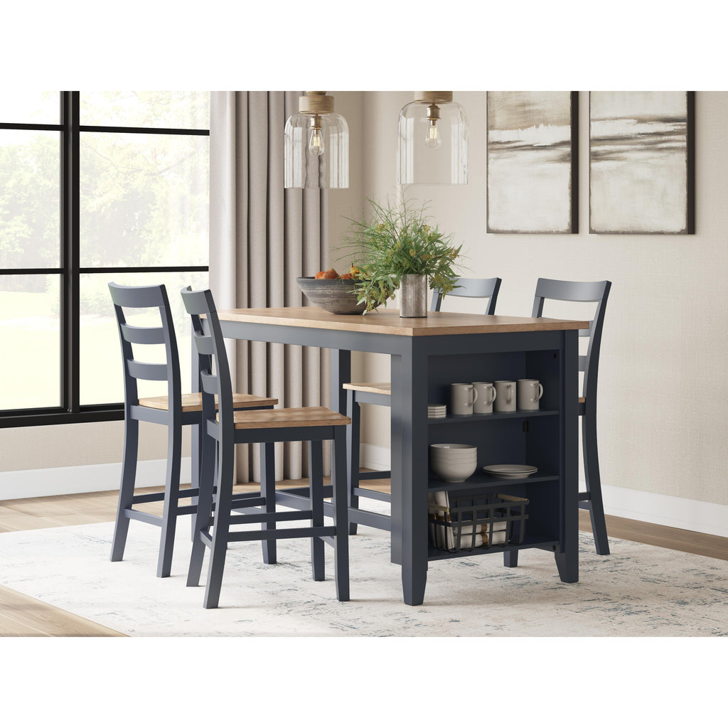 Signature Design by Ashley Gesthaven D399D2 5 pc Counter Height Dining Signature Design by Ashley Gesthaven D399D2 5 pc Counter Height Dining