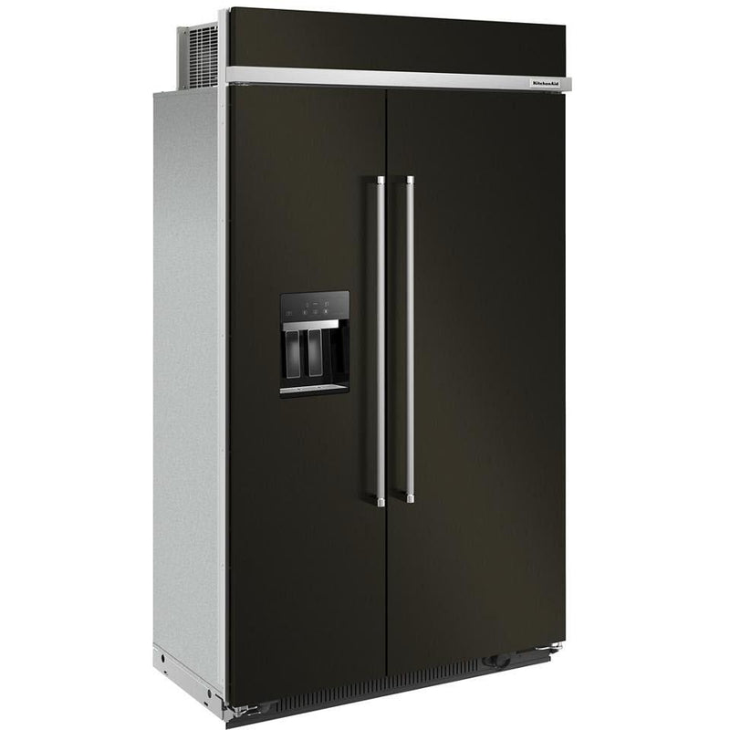 KitchenAid 48-inch, 29.4 cu. ft. Built-in Side-by-Side Refrigerator wi