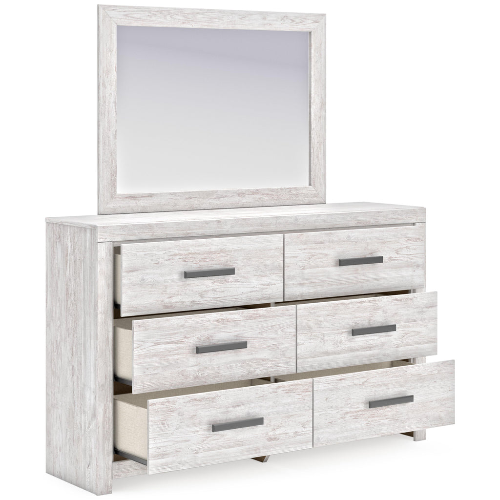 Signature Design by Ashley Cayboni 6-Drawer Dresser with Mirror B3788-