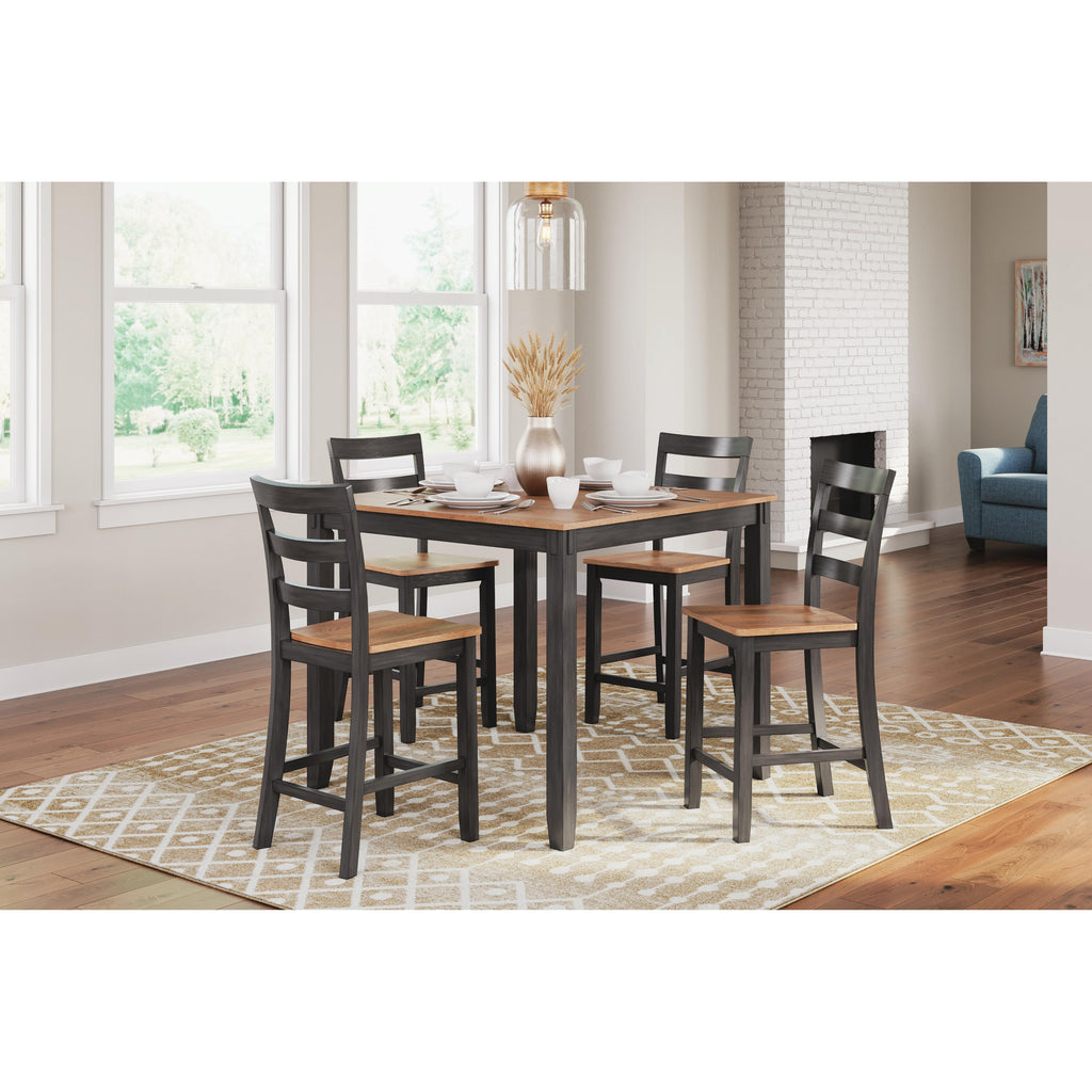 Signature Design by Ashley Gesthaven 5 pc Counter Height Dinette D396- Signature Design by Ashley Gesthaven 5 pc Counter Height Dinette D396-
