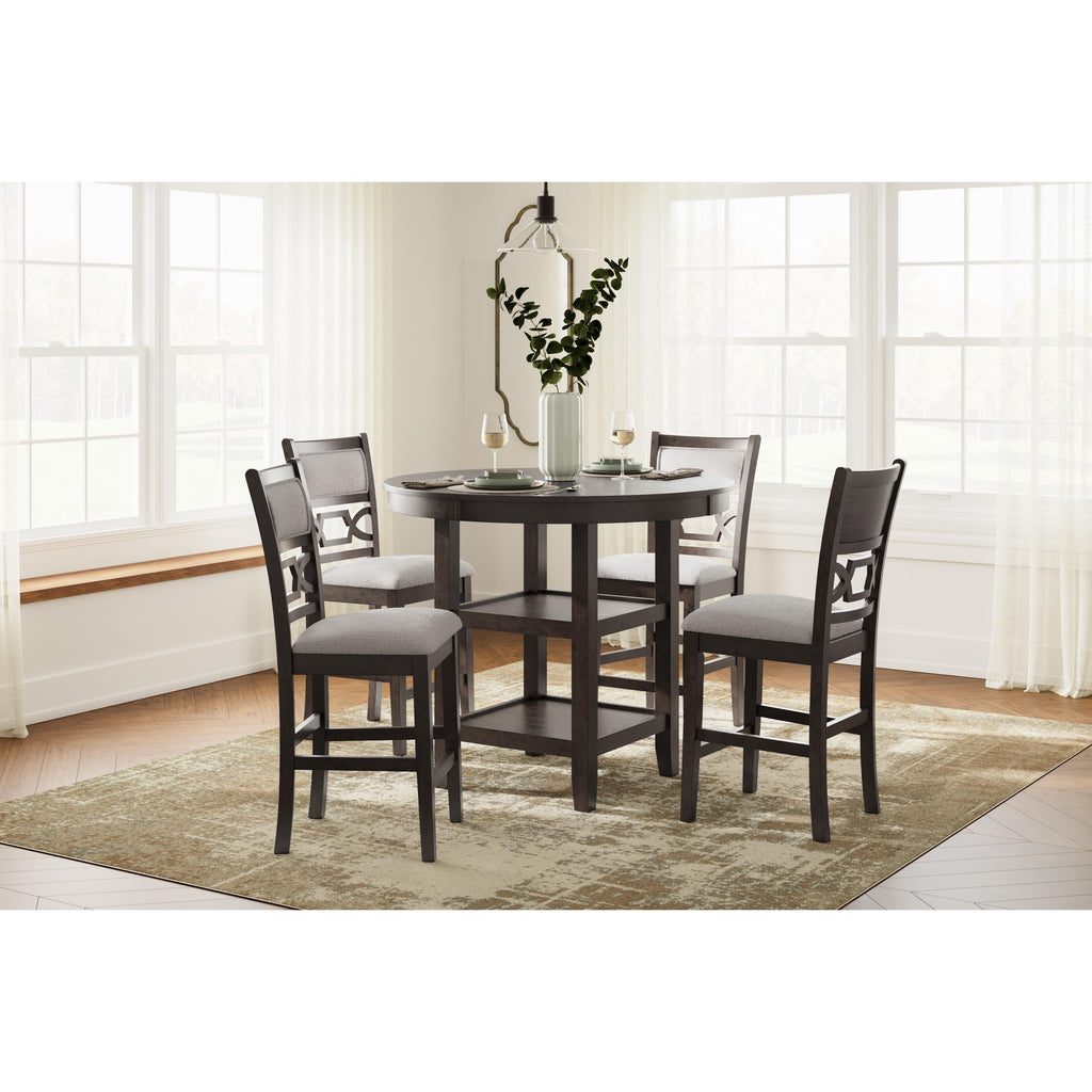 Signature Design by Ashley Langwest 5 pc Counter Height Dinette D422-2