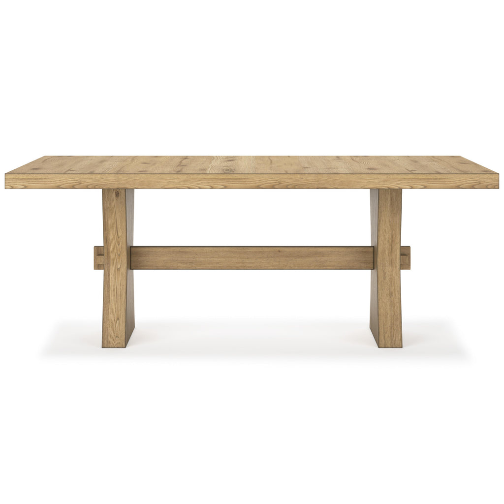 Signature Design by Ashley Galliden Dining Table with Trestle Base D84