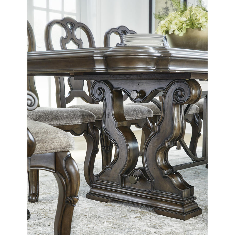 Signature Design by Ashley Maylee Dining Table with Pedestal Base D947