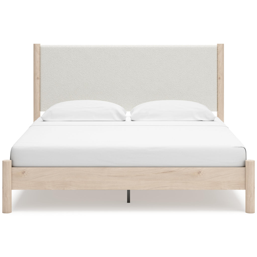 Signature Design by Ashley Cadmori B2615B7 King Upholstered Panel Bed