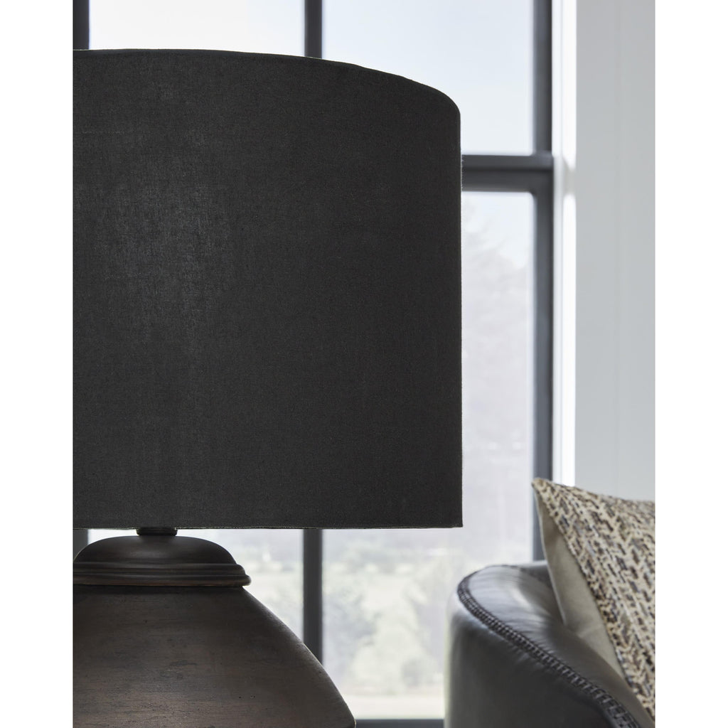 Signature Design by Ashley Naareman L100804 Terracotta Table Lamp