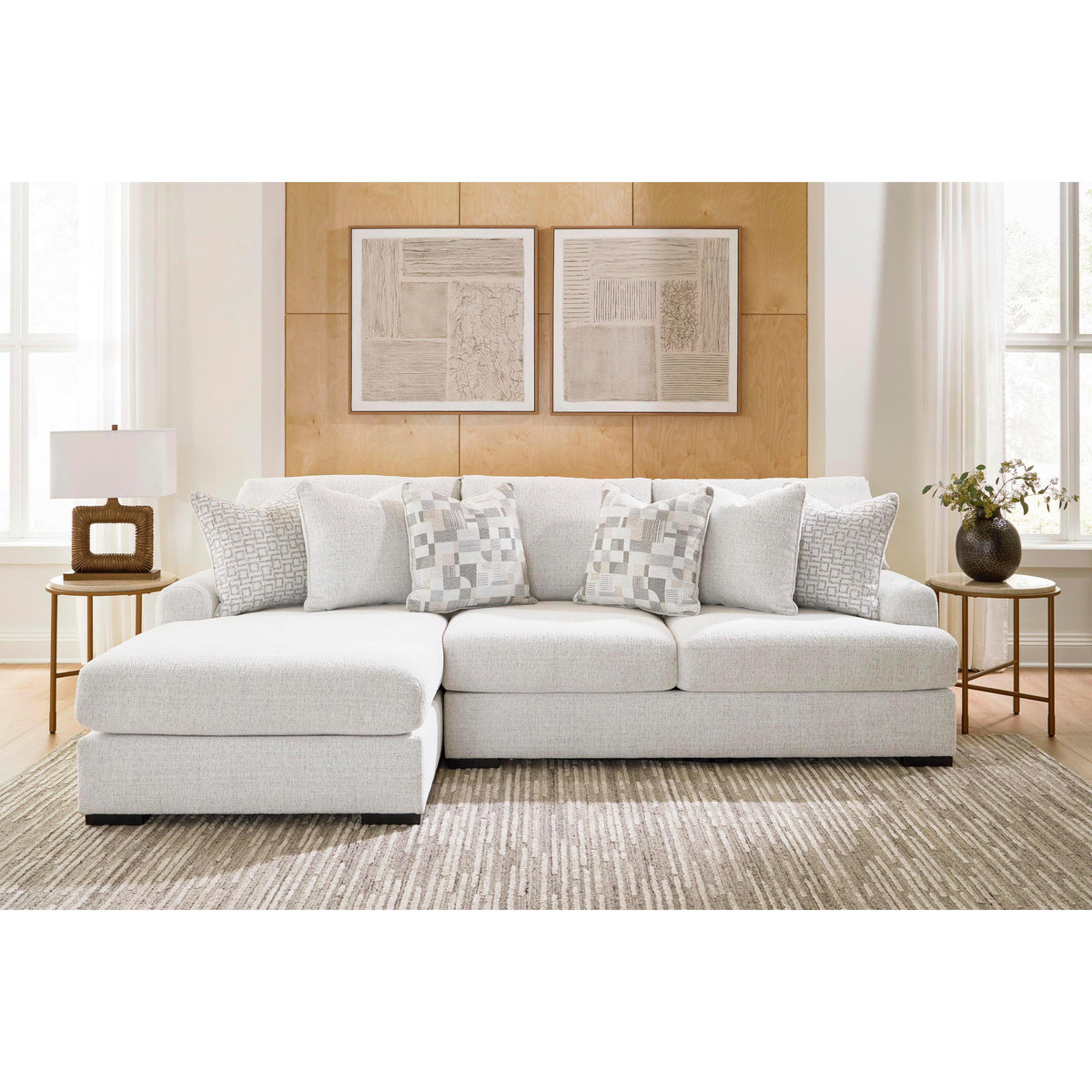 Signature Design by Ashley Misty-Lakes Stationary Fabric Sofa PC669061